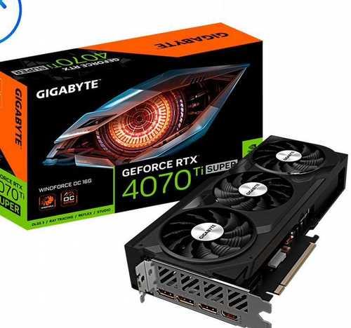 Видеокарта RTX4070Ti Super 16GB gigabyte windforce