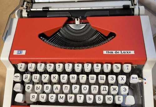 Пишущая машинка unis tbm de Luxe