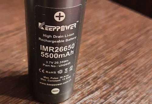 Аккумулятор KeepPower IMR 26650 (UH 2655)