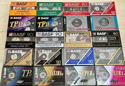 Аудиокассеты Basf 20 штук новые в упаковке