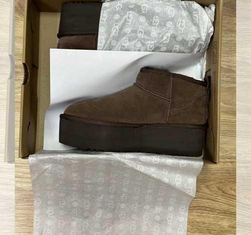 Ugg Platform classic ultra mini chocolte