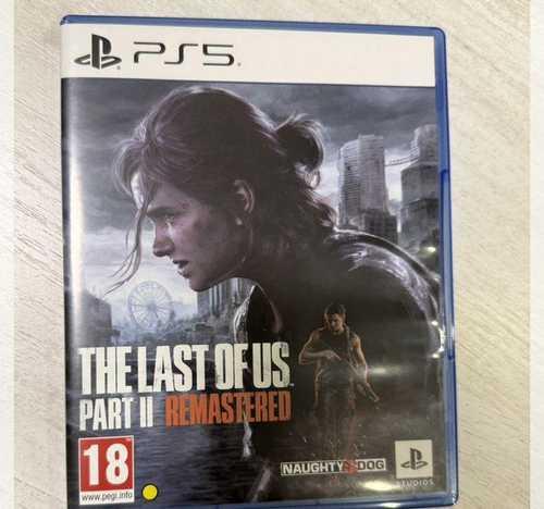 The Last of us 2 remastered ps5 диск