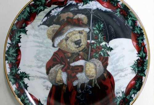 Тарелка настенная рождественская Franklin Mint