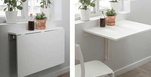 Кухонный стол IKEA белый