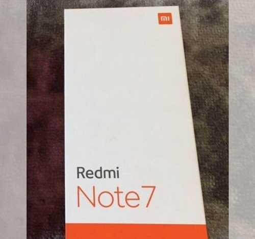 Коробка от Redmi note 7