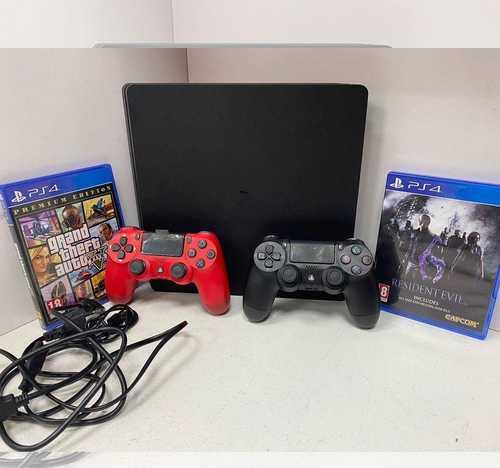 Игровые приставки Sony Playstation 4 slim 1TB (CUH-2208B)