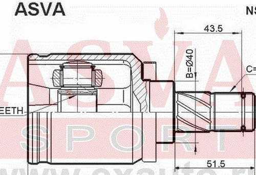 Шрус внутренний 21x40x24