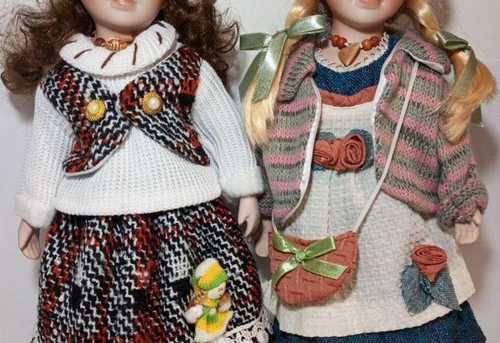 Куклы фарфоровые 40 см. 2 шт