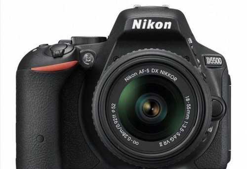 Зеркальный фотоаппарат Nikon D5500 Kit 18-55
