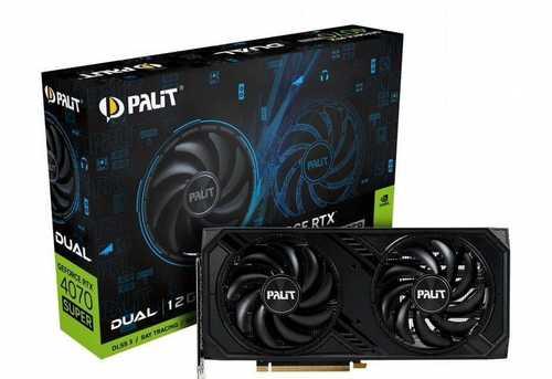 Новая видеокарта Palit RTX4070 super dual 12Gb