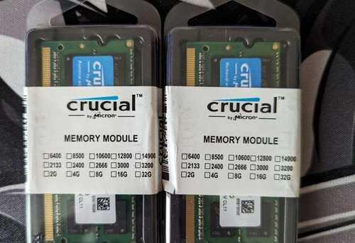 Crucial SO-dimm ddr3l 1600MHz 1.35V 2x8GB (новая)