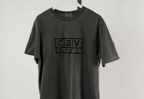 Футболка cavempt серая оверсайз cav empt