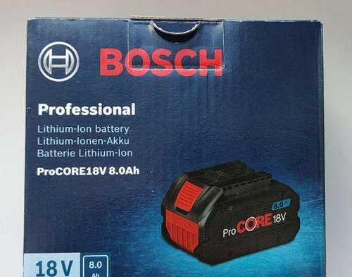 Аккумулятор bosch procore18v 8.0ah 1600a016gk