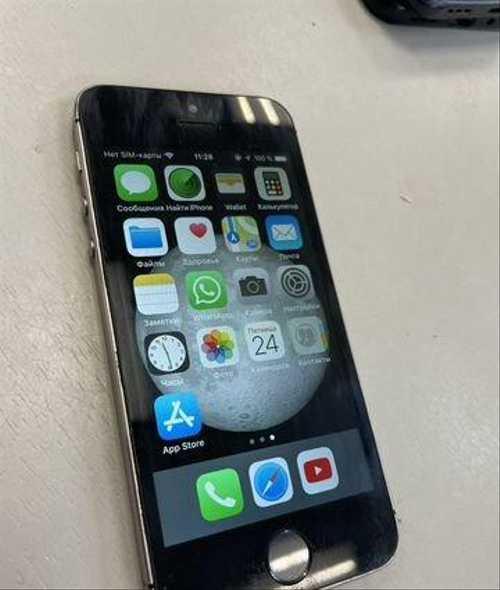Телефон iPhone 5s без отпечатка