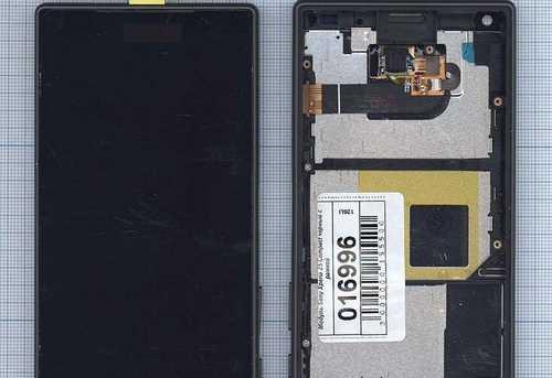 Модуль - для Sony Xperia Z5 Compact черный с рамко