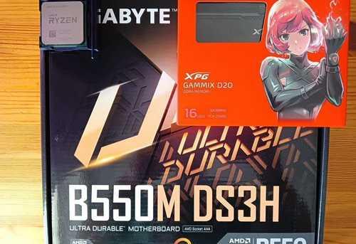 Ryzen 5 5600 / Gigabyte B550M DS3H / DDR4 32Gb