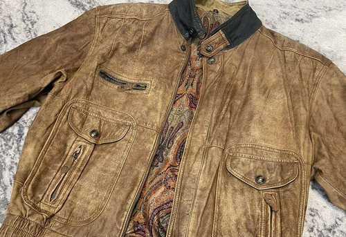 Куртка кожаная Best Bavarian винтаж размер 50