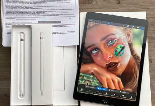 iPad 9 2021 + Pencil + Procreate Гарантия