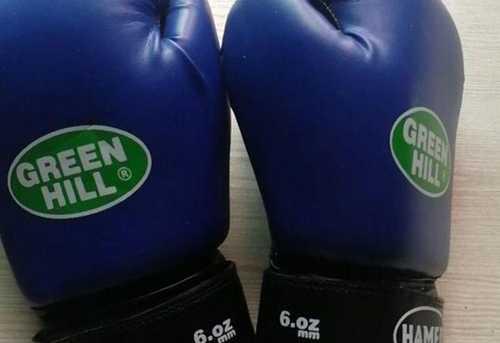 Боксерские перчатки 12 oz green hill hamed