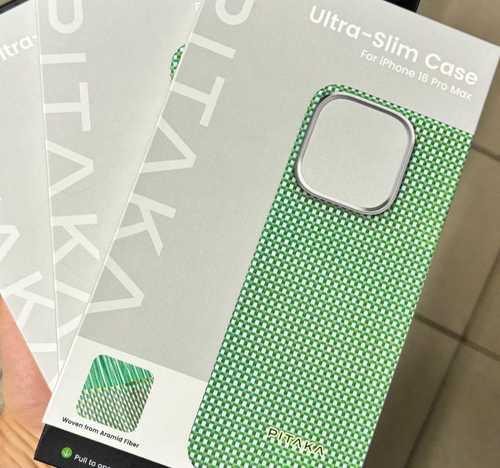 Чехол Pitaka iPhone 16 Pro Max Forest Green Оптом