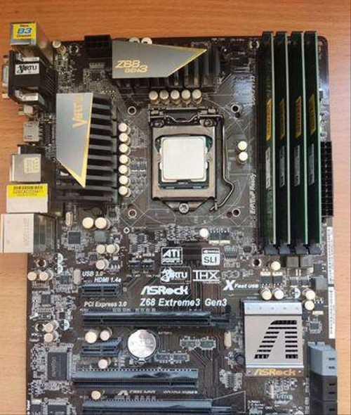 Asrock z68 extreme 3 Gen 3 i7 2600k 16gb