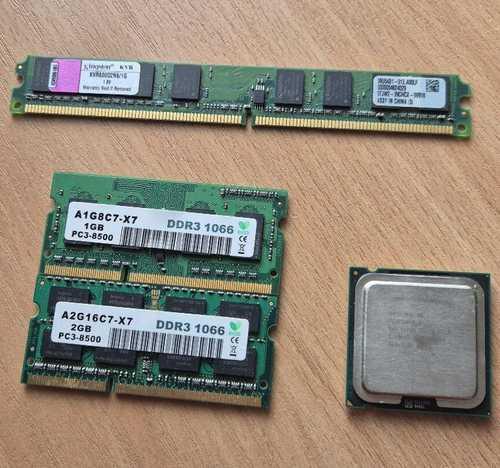 Оперативная память ddr3, ddr2, Pentium D 945