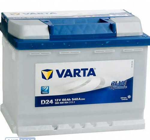 Аккумулятор varta Blue D24 (60R) обр. пол. 60 Ач