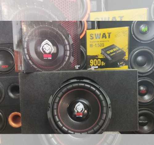 Сабвуфер Soundmax 2700W с усилителем