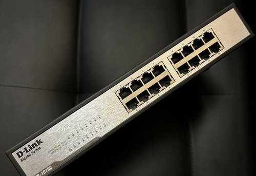 Коммутатор D-link Gigabit Switch DGS-1016C