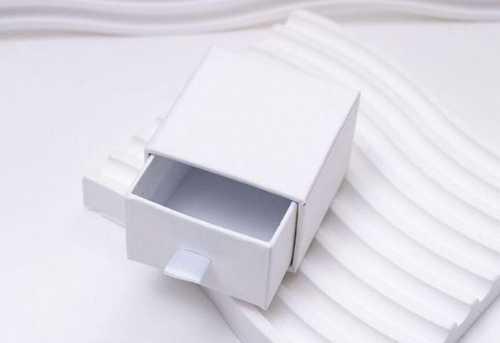 Коробка для бижутерии белая 5х5х4см без ложемента