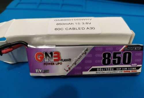 GNB 850mah 1S 60C HV (A30) fpv аккумулятор