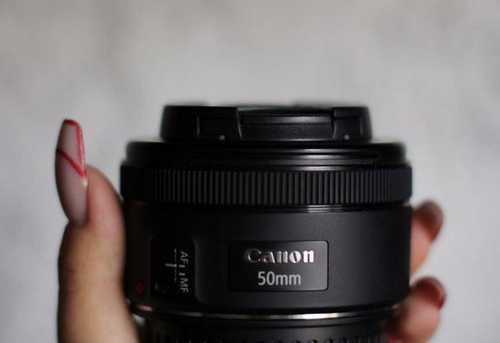 Объектив Canon ef 50mm f 1.8 stm