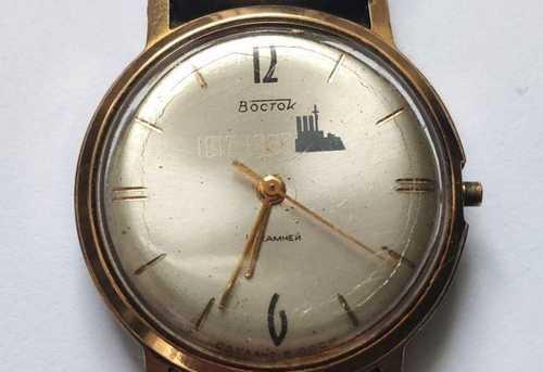 СССР 1960е Редкие позолоченные мужские часы Восток