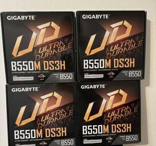 Материнская плата Gigabyte B550M DS3H гарантия