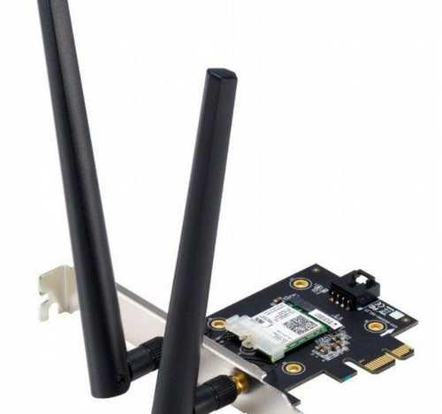 Сетевой адаптер asus PCE-AX3000 WiFi Bluetooth, PCI-E, 4 (802.11n), 5 (802.11ac), 6 (802.11ax), 2976