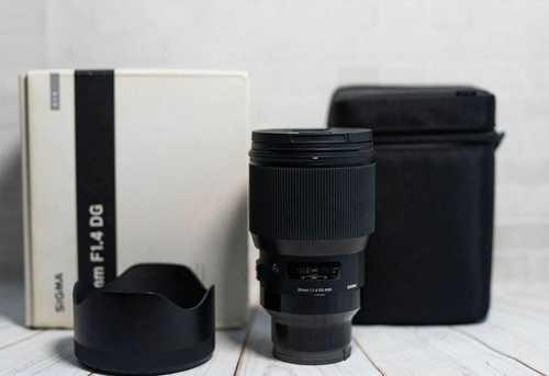 Объектив Sigma 85mm f1.4 DG Sony E