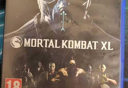 Диски на ps4 Mortal Kombat XL