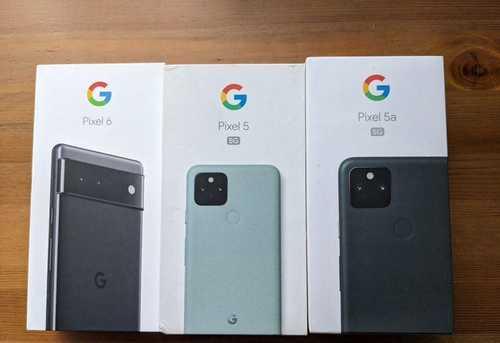 Коробки для телефонов Google pixel