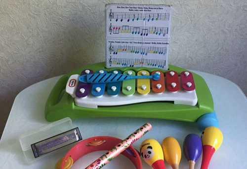 Музыкальные инструменты -игрушки цена за всё