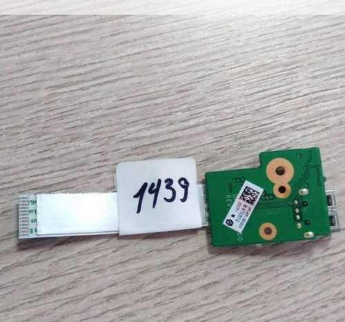 Верхняя плата вывода USB и индикаторов с шлейфом