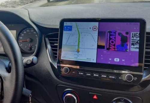 Android магнитола (не штатная) Hyundai solaris 2