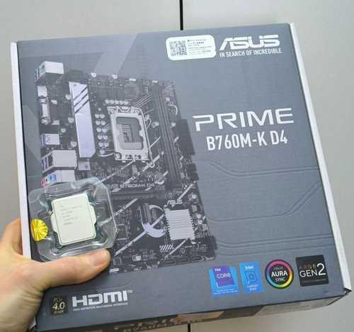 Новый i5-13400f   Asus B760M-K D4