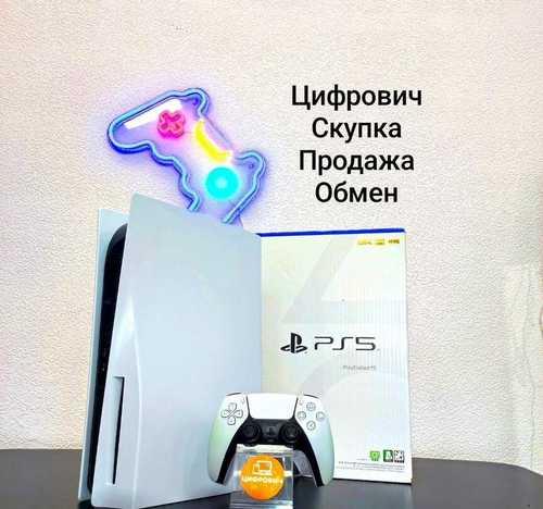 Игровая консоль PlayStation 5 с дисководом CFI-121