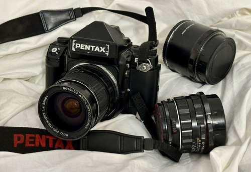 Пленочный Фотоаппарат Pentax 67 ii + обьективы