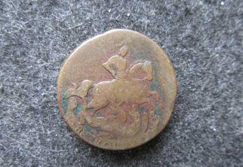Монета 2 копейки 1757 г, Елизавета, медь