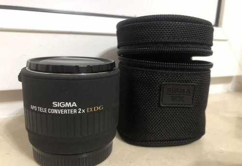 Телеконвертер sigma 2x EX DG для Sony