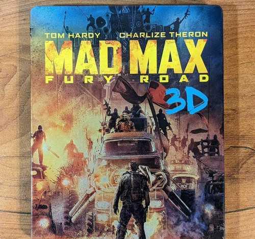 Mad Max: Fury Road (2015) 3D 2D Blu ray Steelbook