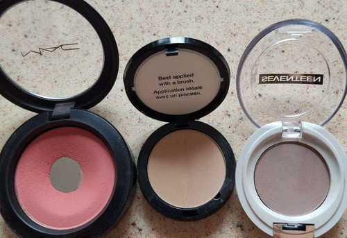 Набор косметики пакетом Mac, Shiseido, Burberry