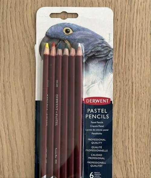 Пастельные карандаши Derwent набор 6 шт