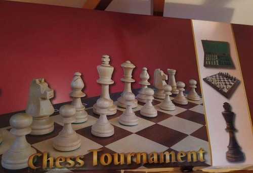 Шахматы деревянные турнирные Стаунтон-6